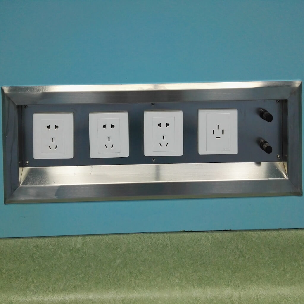Flush Mounted Stainless Steel Socket Box Customized Electrical Socket ...
