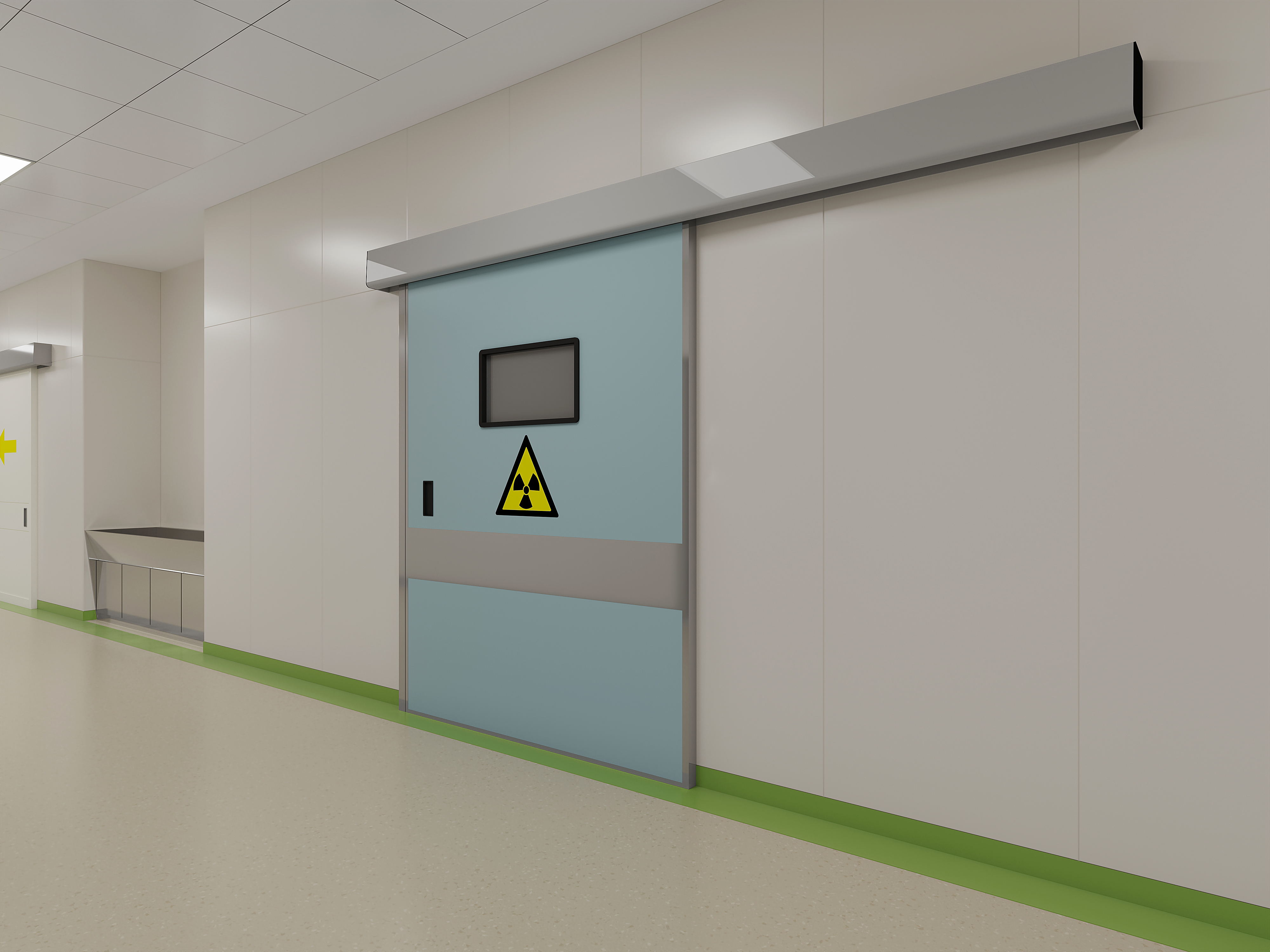 Automatic Radiation Shielding Doors Robust Lead Door For X Ray And CT ...