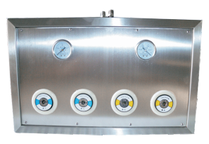 White Medical Gas Terminal Unit Stainless Steel Medical Gas Terminal ...