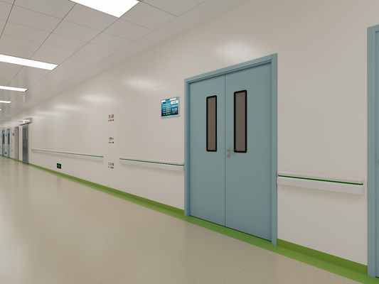 Customized X Ray Room Door White Interlocked / Airlock Doors For Clean ...